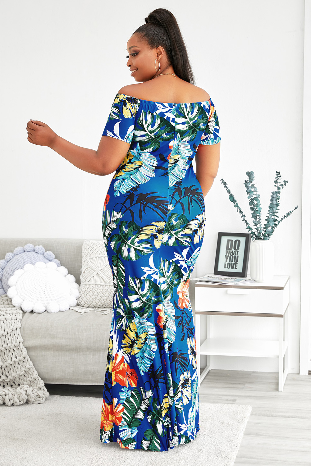 Wholesale Ladies Plus size Maxi Dress
